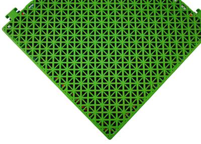 China SDT-2513 Modular Sports Flooring 250x250x12.7mm with 38% Shock Absorption for Tennis Courts for sale