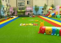 China Dense Surface Artificial Grass 18-45mm Height with 5-8 Year Warranty | PE+PP Outdoor Turf for sale