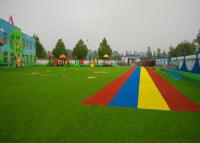 China Realistic Artificial Grass 18-45mm Height with 5-8 Year Warranty | 2m/4m Roll Width for Landscaping for sale