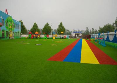 China Realistic Artificial Grass 18-45mm Height with 5-8 Year Warranty | 2m/4m Roll Width for Landscaping for sale