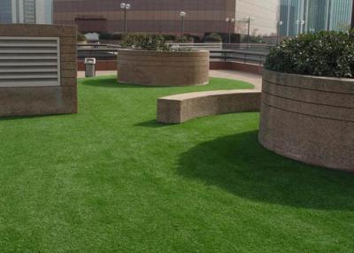 China Eco Friendly Soft Artificial Turf for Garden Landscaping 18-45mm Yarn Height for sale