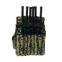 China Portable 50W backpack drone defense 2km 6-band drone detection for sale