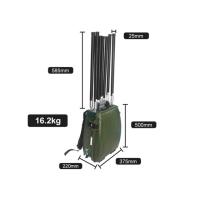 China High Power Drone Jammer FPV Counter Backpack 3km 900MHz for sale