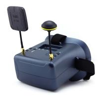 China 008D 4.3Inch FPV Accessories Digital DVR Diversity Goggles Dual Antenna 2000mAh for sale