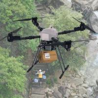 China 15kg Freight Capacity Professional Carrier Drone with Drop Thrower and 1000 Nits Display for sale