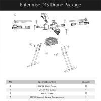 China 15kg Freight Capacity Professional Carrier Drone with Drop Thrower and 1000 Nits Display for sale