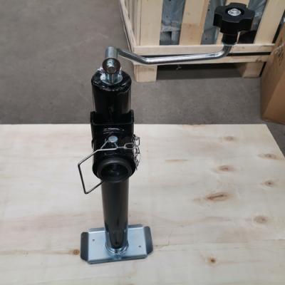 China 15in Lift 2000lbs Swivel Round Tube Mount Agricultural Trailer Jack Topwind for sale