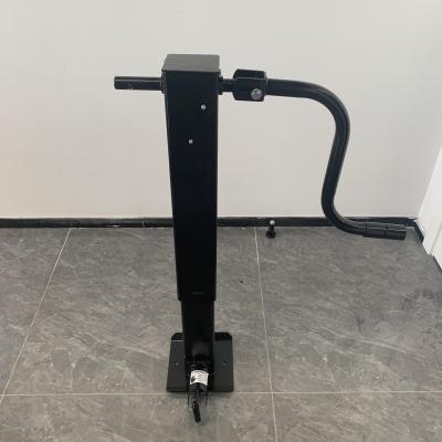 China Sidewind Crank Heavy Duty Trailer Jack 12000LB 12k Side Wind Drop Leg Jack 30in Retracted Height for sale
