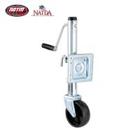 China 1000 LB Bolt On Swivel Tongue Jack 6 Inch Wheel 10 Inch Travel Trailer Jack for sale
