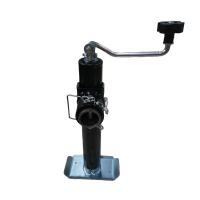 China 10 Inch Travel 2000LB Top Wind Swivel Tube Mount Trailer Jack for Agricultural Trailers for sale