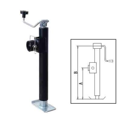 China 2000 Lbs Top Wind Trailer Jack 15 Inch Lift Agricultural Camper Caravan Jack for sale