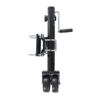 China 1500lbs Marine Swivel Trailer Jack Double 6 Inch Wheels 10 Inch Lift for sale