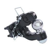 China Heavy Duty 8 Ton Pintle Hitch 2 Inch Ball Combo Trailer Towing Tow Hitch 16000 Lbs GTW for sale