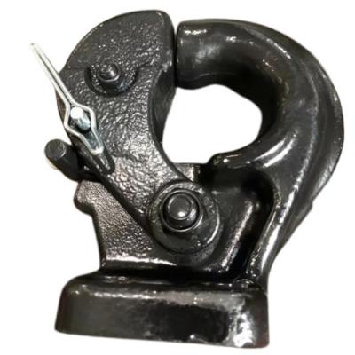 China Heavy Duty Drop Forged Alloy Steel Pintle Hook 20 Ton 40000 lb GTW for sale