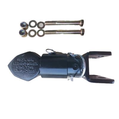 China Ball Cast Head Sleeve Lock Black Adjustable Coupler 12500 LBS 2-5/16 Inch for sale