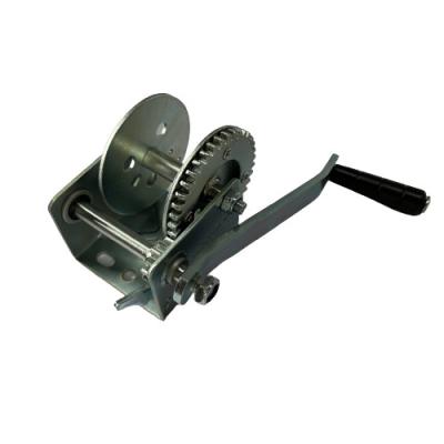 China Zinc Plated Marine Trailer Manual Hand Winch 800lbs Capacity Corrosion Resistant for sale