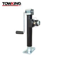 China 5000lbs Agricultural Trailer Jack 10 Inch Lift with Footplate Side Wind Handle for sale