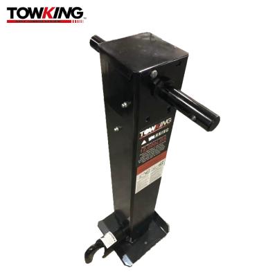 China Heavy Duty 12K Capacity Two Speed Trailer Jack Side Wind Front Pin With Spring for sale