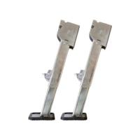 China 300LBS Load Capacity RV Stabilizer Jacks 11-19in Height Zinc Plated Pair for sale