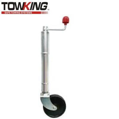China 6 Inch Standard Steel Trailer Jockey Wheel 350kg Capacity Without Clamp for sale