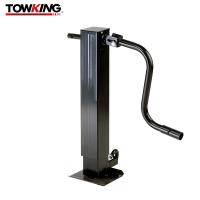 China Black Square Heavy Duty 12K Trailer Jack Front Pin Side Wind for sale