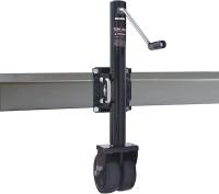 China Bolt-On 1500lb Marine Swivel Trailer Jack with Double 6 Inch Wheels for sale