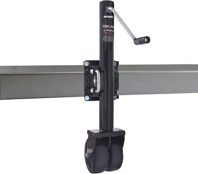 China Bolt-On 1500lb Marine Swivel Trailer Jack with Double 6 Inch Wheels for sale