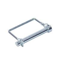 China 5000lb Trailer Jack Foot Plate with Pin Base Round Tube 4x7 inch Black Powder Coated for sale
