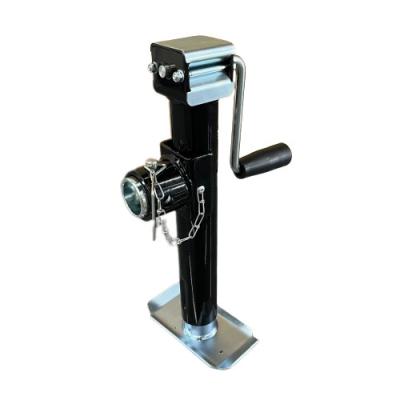China Pipe Mount Swivel Trailer Jack Stands 2,000lbs Capacity Side Wind for sale