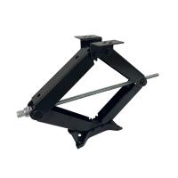 China 24 Inch Scissor Leveling Floor Jack 2.5T Capacity RV Stabilizer Jack with Handle Black for sale