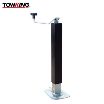 China Square Direct Weld Trailer Jack Stand 7000lbs Capacity Topwind with Footplate for sale