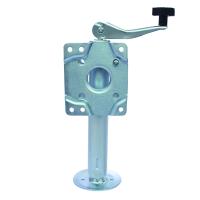 China Bolt On Swivel Trailer Jack Stand 1000lbs Capacity Topwind with Footplate for sale
