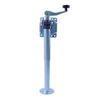China Bolt On Swivel Trailer Jack Stand 1000lbs Capacity Topwind with Footplate for sale