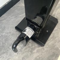 China 12K Trailer Jack Stand Front Pin Side Handle 12000 lbs Black Powder Coated for sale