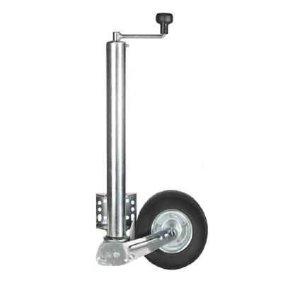 China Heavy Duty Trailer Jockey Wheel 60mm Leg Stand 350kg Capacity RV Camper Parts for sale