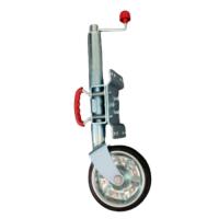 China Steel Replacement Trailer Jockey Wheel Top Wind 240mm Lifting 8 Inch 350kg Capacity for sale