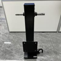 China 12K Jack with Mounting Plate Side Pin Handle Black Powder Coated 10000 lbs for sale