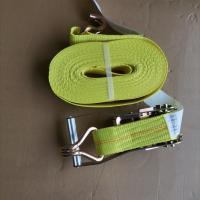 China Ratcheting Tie Down Straps J-Hook 8000 Lb Capacity 2 In X 39 Ft Heavy Duty Cargo for sale