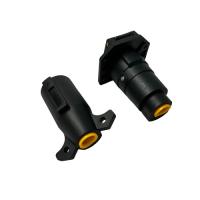 China 7 Way Trailer Plug Splice Kit Male Female 7 Pin RV Blade Connector 12V for sale