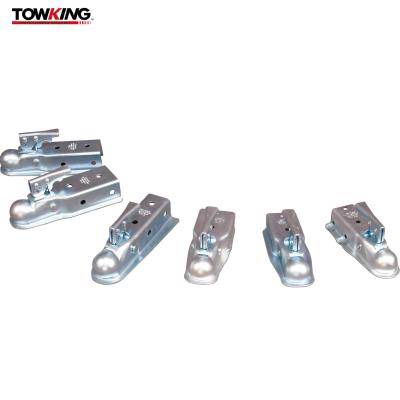 China Straight Tongue Trailer Coupler 1-7/8 Inch Hitch Ball 2 Inch Channel 2000 Lbs SAE Class I for sale