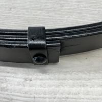 China 3 Leaf Double Eye Trailer Leaf Springs 1750lbs Capacity 587mm Length for sale