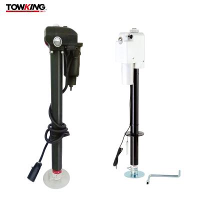 China 18 Inch Screw Travel 3500 lb Electric Tongue Jack with Manual Crank for RV for sale