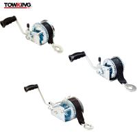 China ISO9001 Certified 1000lbs Marine Trailer Winch Manual Hand Winch Reinforced Frame for sale