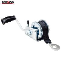 China ISO9001 Certified 1000lbs Marine Trailer Winch Manual Hand Winch Reinforced Frame for sale