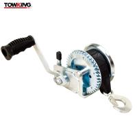 China ISO9001 Certified 1000lbs Marine Trailer Winch Manual Hand Winch Reinforced Frame for sale