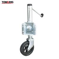 China 1500 Pound Side Wind Trailer Jack For Boat Trailer With 8'' Wheel for sale