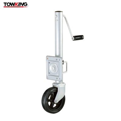 China 1500lbs 10inch Lift 8inch Caster Wheel Swivel Trailer Jack for Boat Trailer Side Wind for sale
