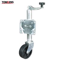 China Bolt Thru Trailer Jack 1000 Lbs Capacity with 6 Inch Wheel for Water Craft Trailers for sale
