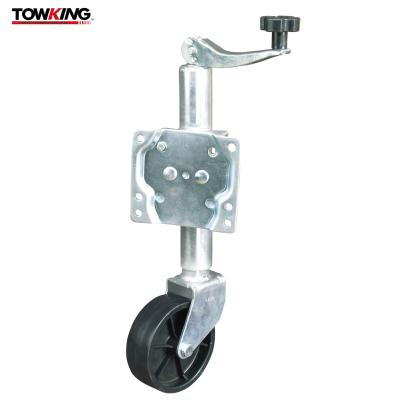 China Bolt Thru Trailer Jack 1000 Lbs Capacity with 6 Inch Wheel for Water Craft Trailers for sale