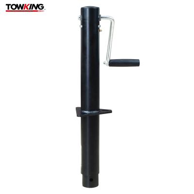 China A Frame RV Trailer Jack 2000 Lb Capacity 15 Inch Lift Round Tube Side Wind for sale